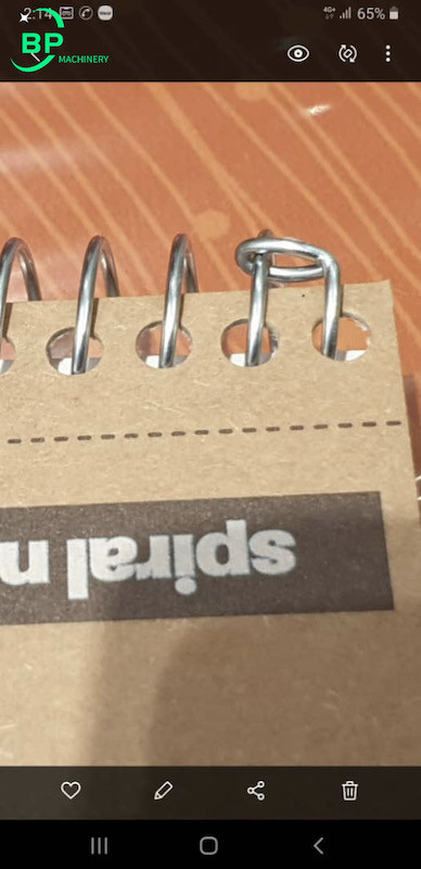 Semi Automatic Metal Spiral Binding Machine SSB420 For Notebook with ...